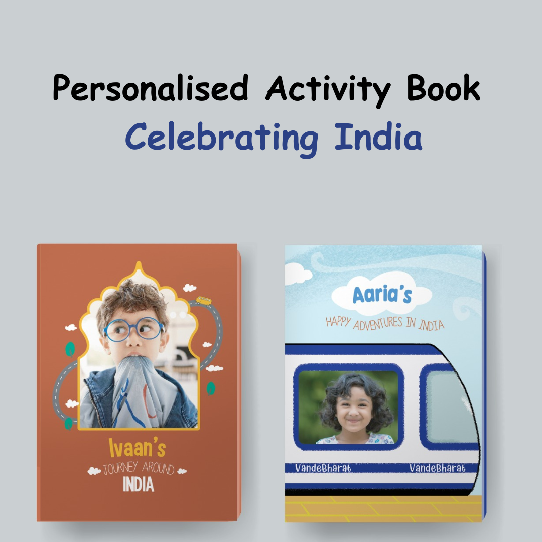 Adventures of India - Personalised Activity Book. – Elemeno Kids India