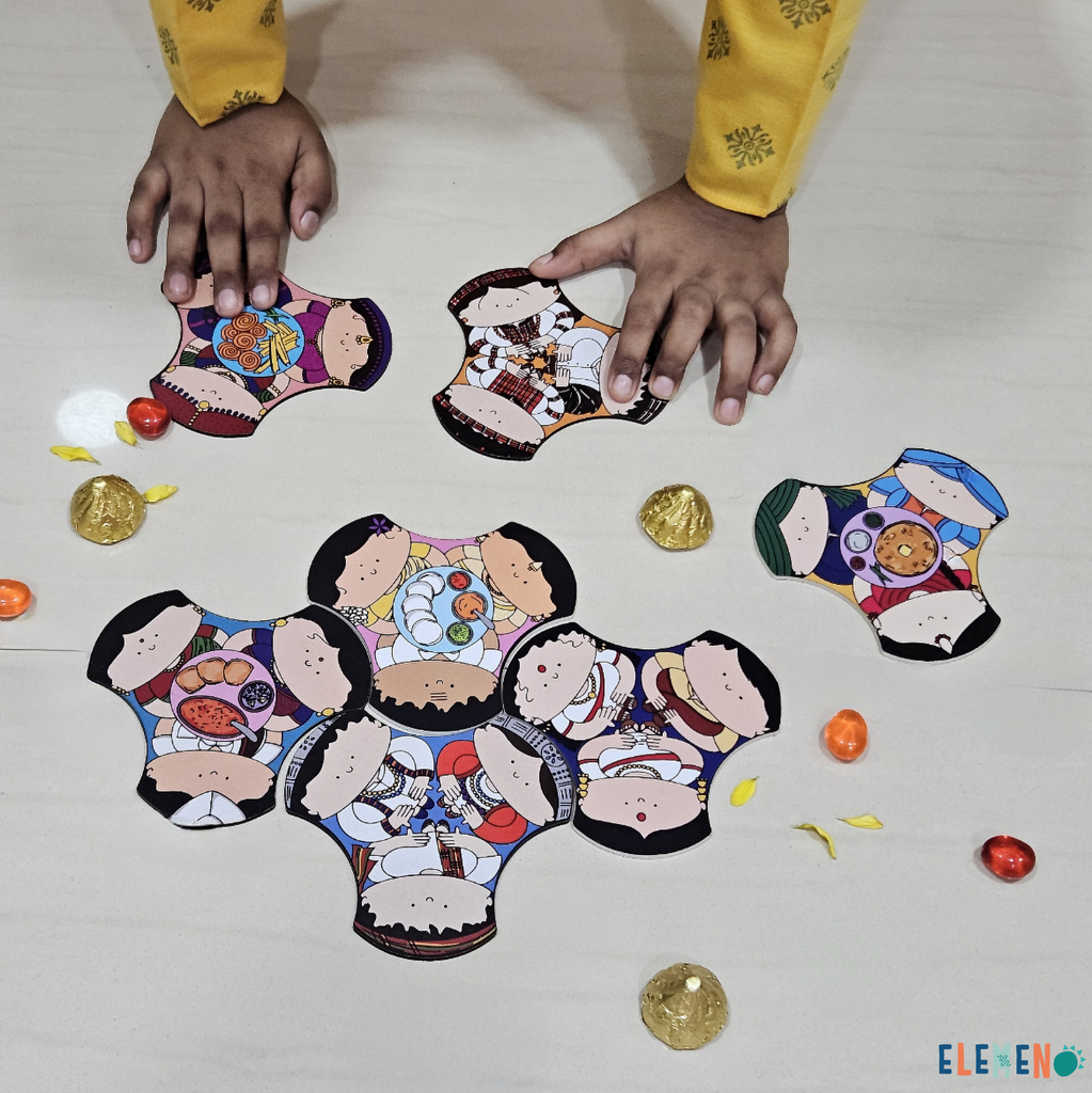 Cultural Coasters - Families of India – Elemeno Kids India