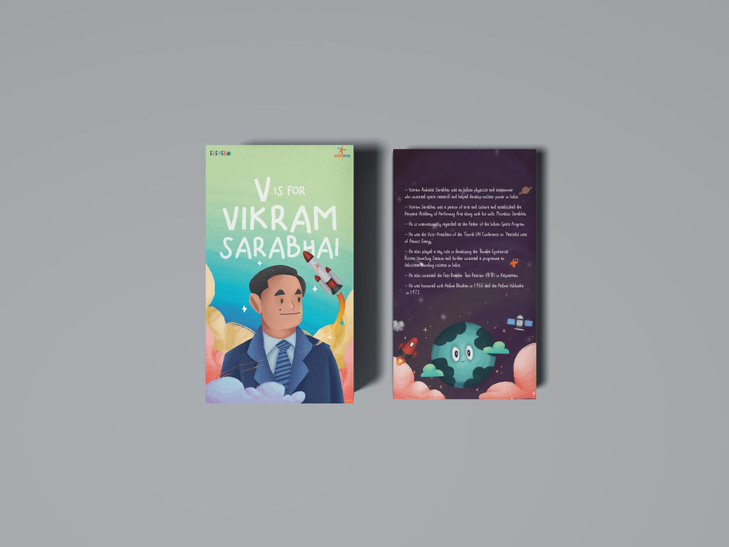 India's Space Journey: A-Z ISRO Flash Cards for Kids - Shop at Elemeno ...