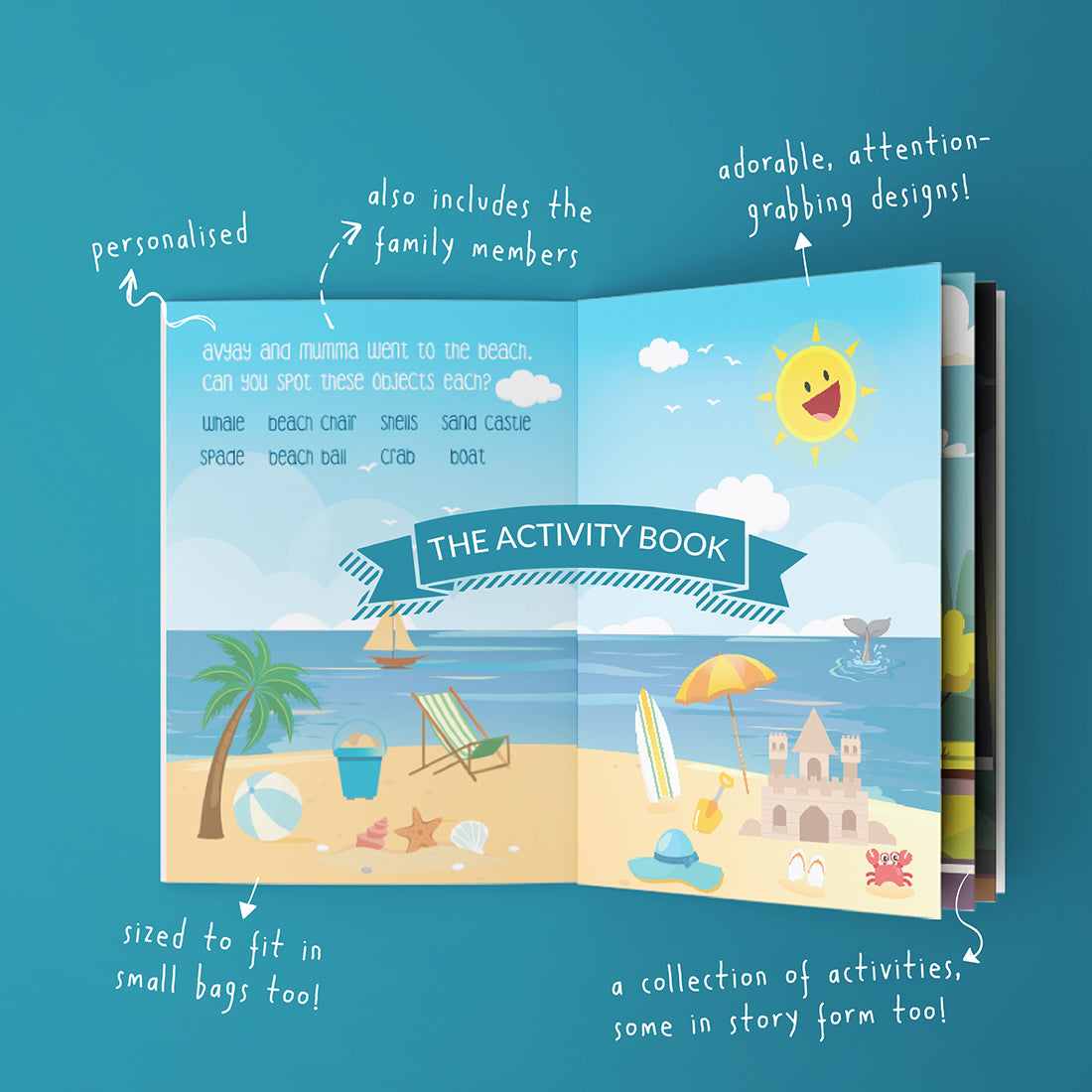 Personalised Activity Book- Interactive, Fully-loaded & Conveniently-s ...